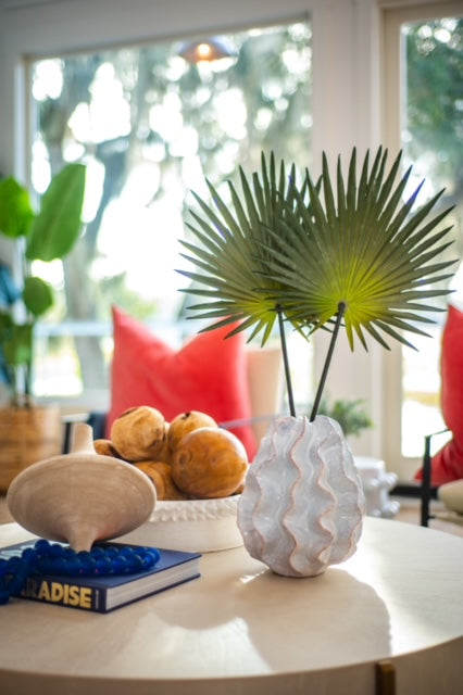 Ceramic Ruffle Vase Small – Auden & Avery