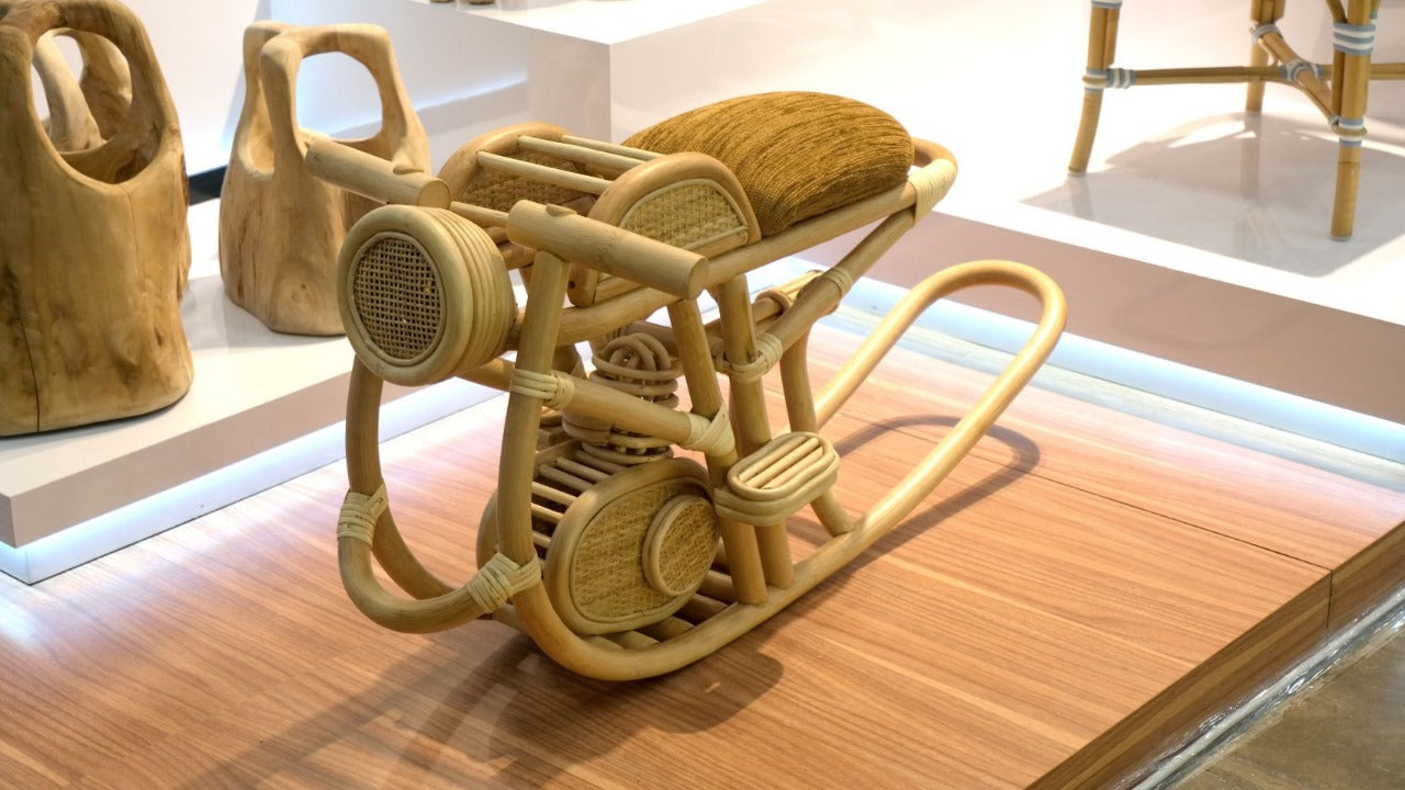 Kids Rattan Motorcycle - Pre-Sale – Auden & Avery